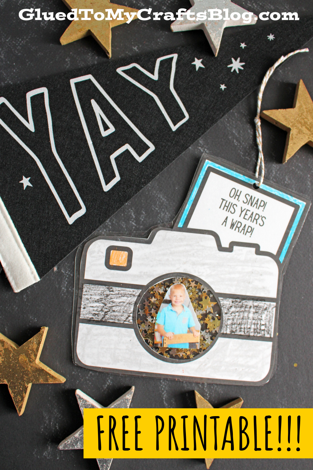 Oh, Snap! This Year's A Wrap Photo Ornament