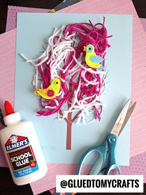 Cherry Blossom Tree Kids Craft Ideas