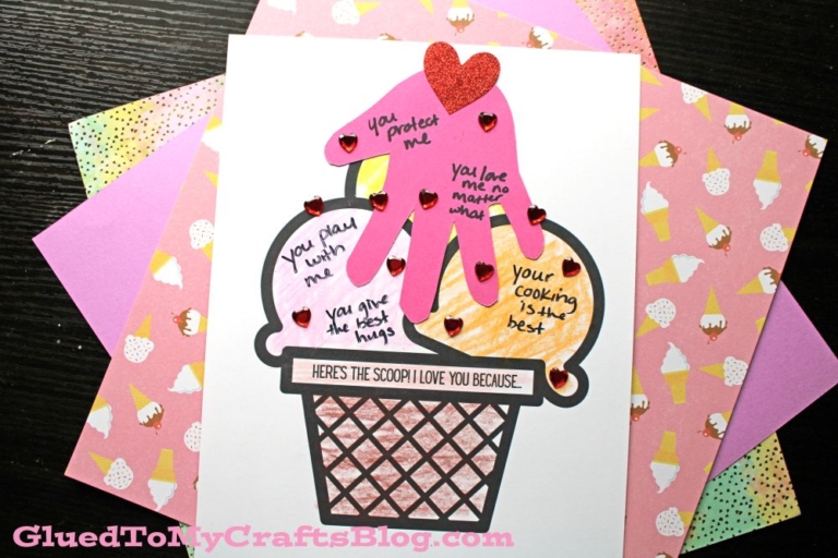 Here's The Scoop! I Love You Because Ice Cream Keepsake