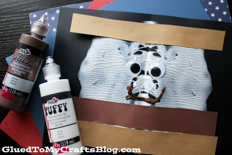 Paint Splat S'mores Craft Idea for Creative Kids