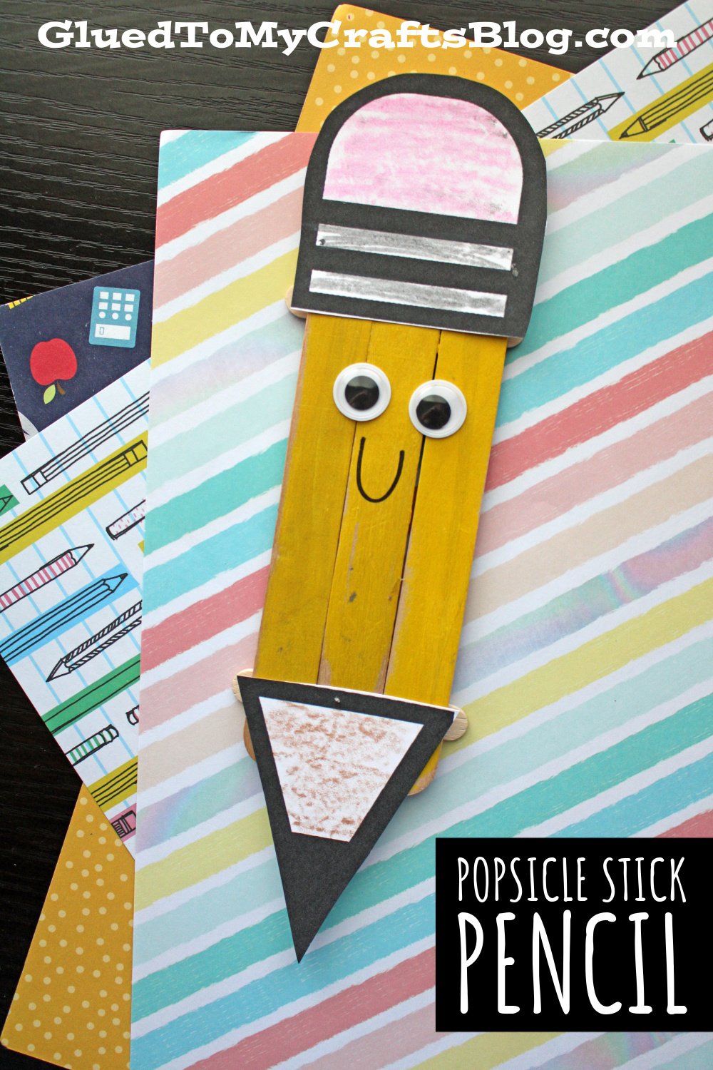 Popsicle Stick Pencil Craft Idea For Back To School Season