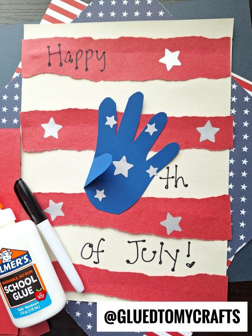 4th of July Handprint Keepsakes for Kids