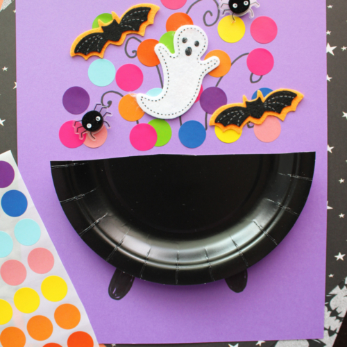 Paper Plate Bubbling Cauldron Craft Idea For Kids
