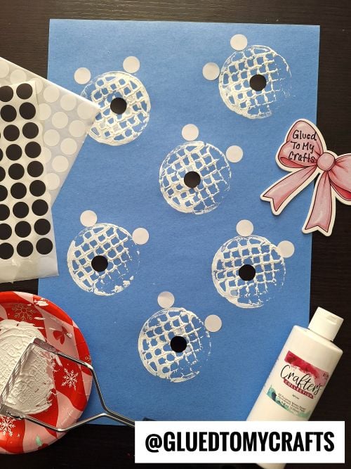 Potato Masher Stamped Bear Craft Idea - Glued To My Crafts