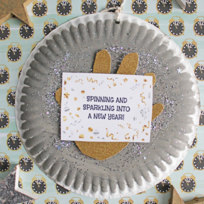 Paper Plate Disco Ball Craft Idea