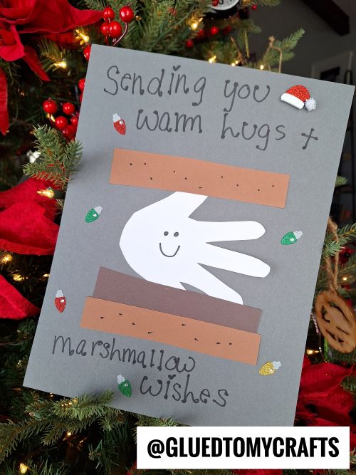 Handprint S'mores Keepsake Craft
