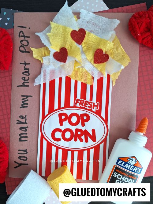 Fun and Easy Valentine's Day Popcorn Craft Ideas for Kids - Glued To My ...