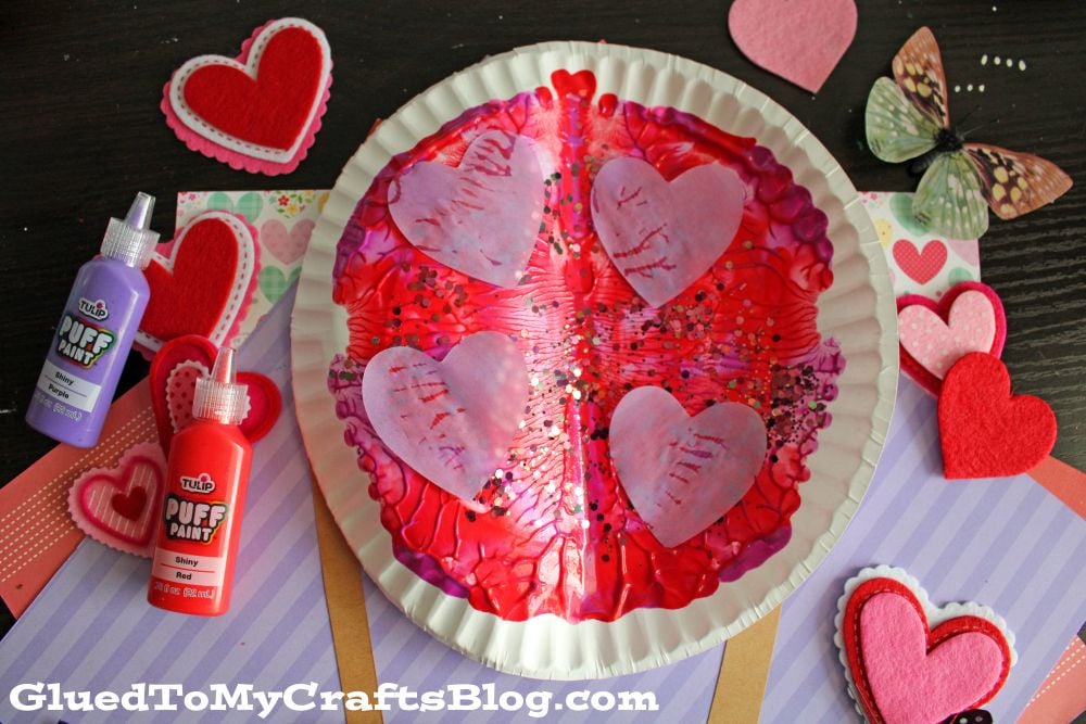 Paper Plate & Paint Splat Hot Air Balloon Craft Idea For Kids - Glued ...