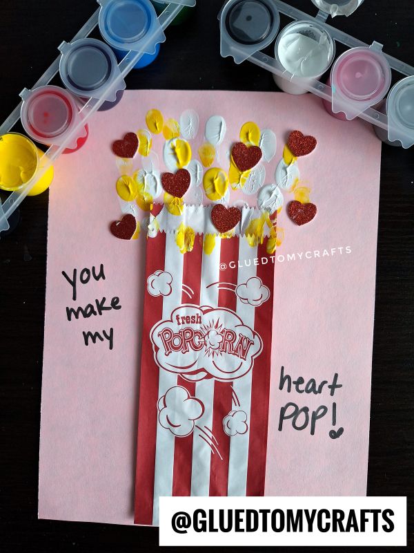 Fun and Easy Valentine's Day Popcorn Craft Ideas for Kids