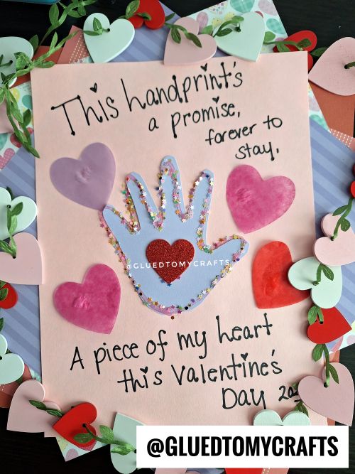 Adorable Valentine's Day Handprint Crafts For Kids