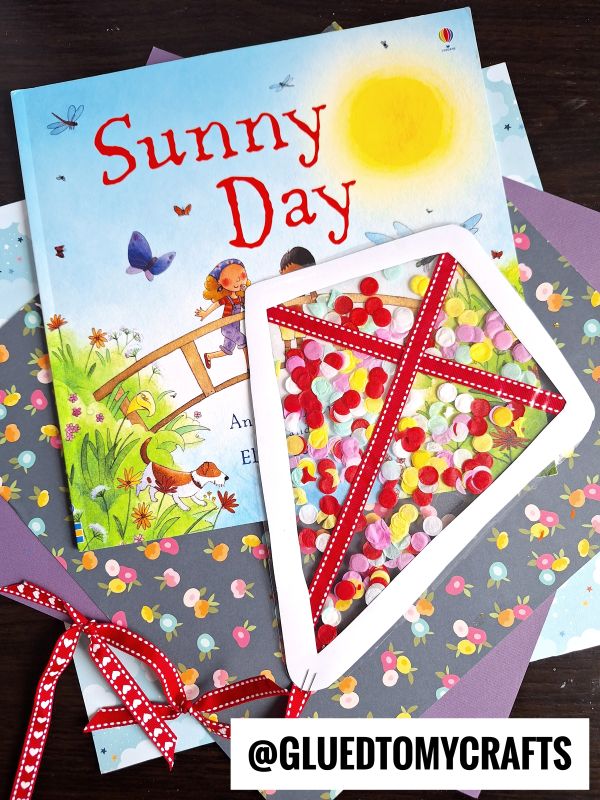 Stained Glass Kite Craft Idea For Spring